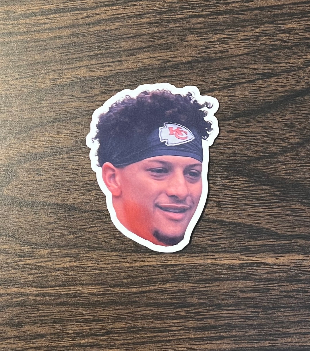 Mahomes Black Headband Fathead Sticker - KC Chiefs - Super Bowl - SB ...