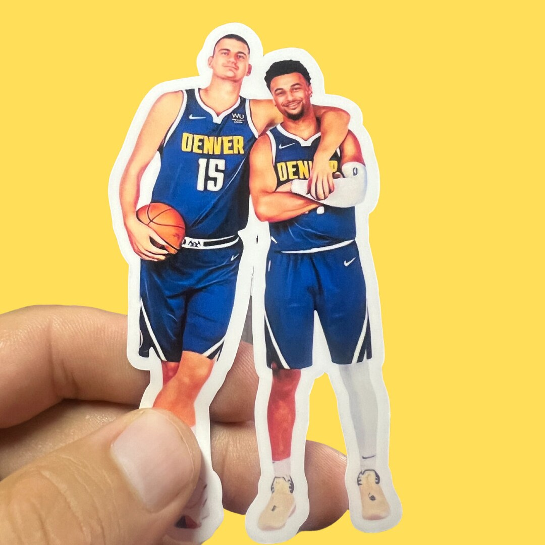 Denver Nuggets, Jokic and Murray Sticker, NBA Champions, Nikola Jokic, MVP, Jamal Murray ...