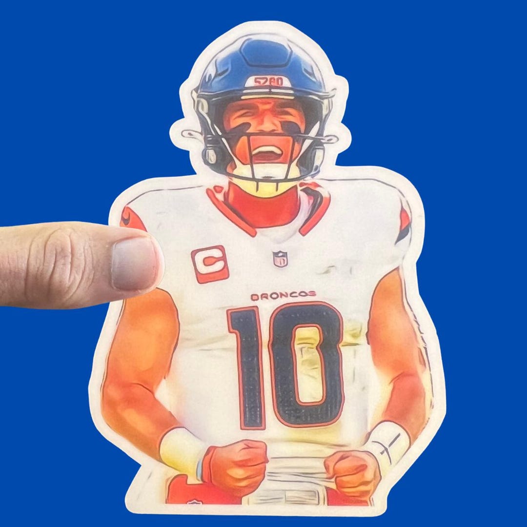 Bo Nix Sticker, Broncos Country, Denver Broncos, Quarterback ...