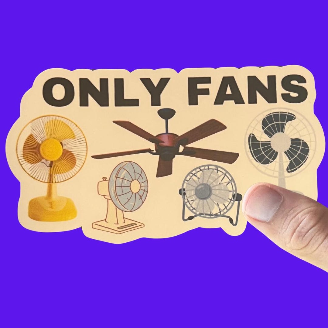 Only Fans Sticker, Funny, Weatherproof Premium Matte Sticker, Laptop ...
