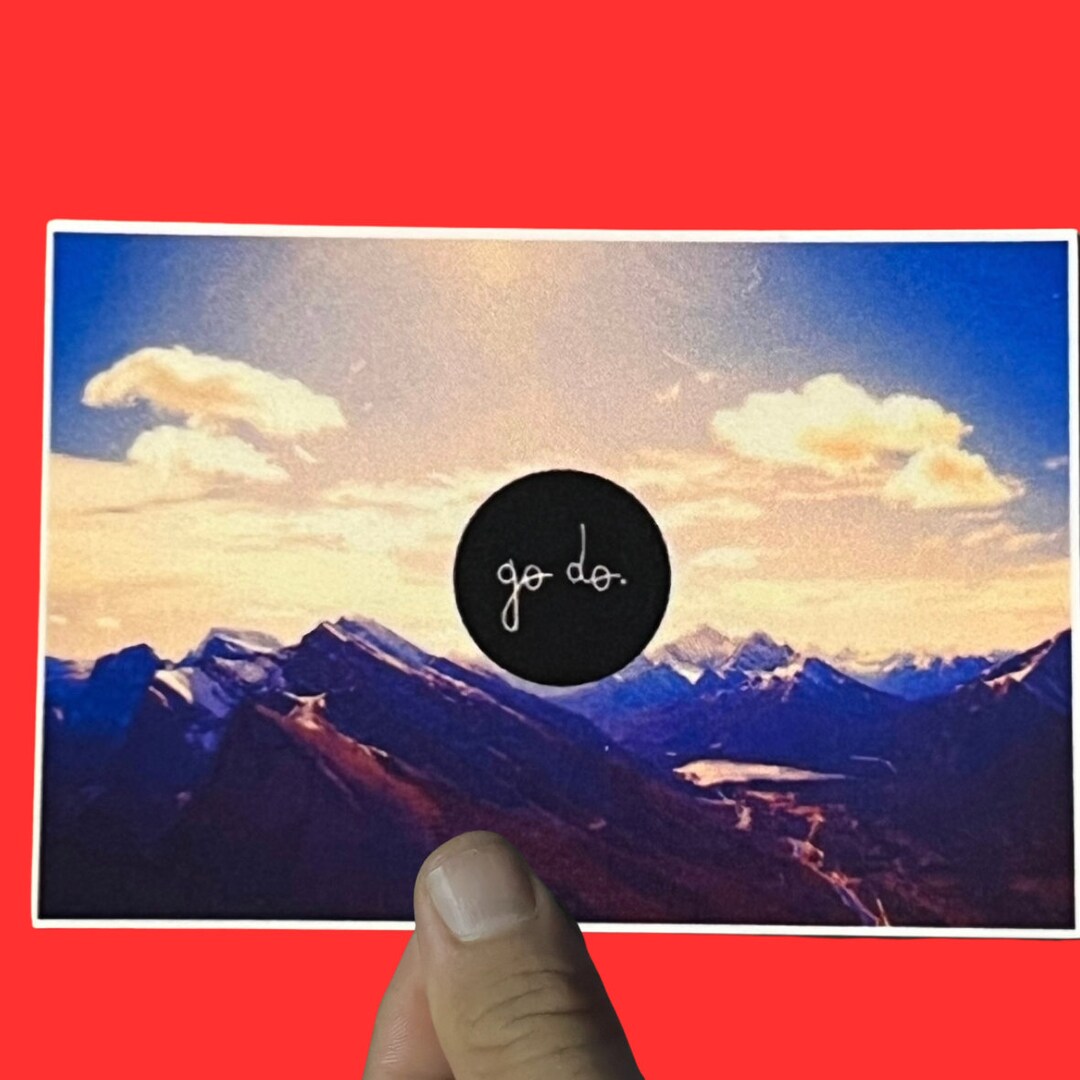 Adventure Sticker, Go Do, Travel, Premium Matte Weatherproof Sticker ...
