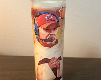 Saint Andy Reid Prayer Candle Kansas City Chiefs - Etsy