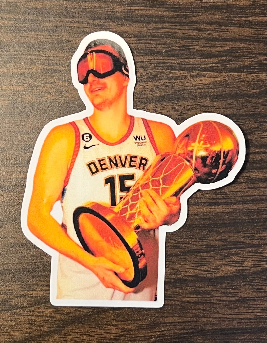 Denver Nuggets NBA Champions Nikola Jokic Weatherproof Premium Matte ...