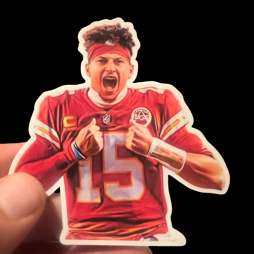 Patrick Mahomes Sticker, KC Chiefs, Super Bowl, Kansas City Chiefs ...