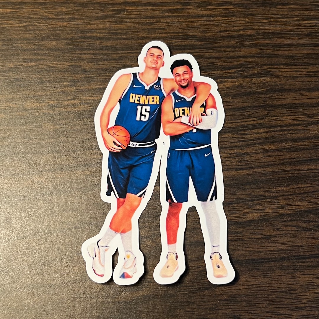Denver Nuggets Jokic and Murray Sticker NBA Champions Nikola Jokic MVP ...