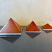 Wooden Egyptian Pyramids With Aluminum Base, Wood Home Decor, Unique ...