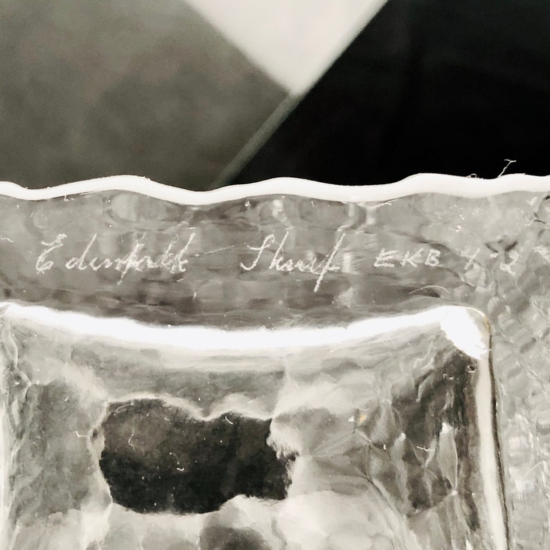 Vintage Swedish Vase 'driftwood' by Bengt Edenfalk for Skruf Glasbruk ...