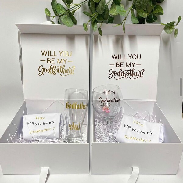 Godparent Proposal Box - Etsy
