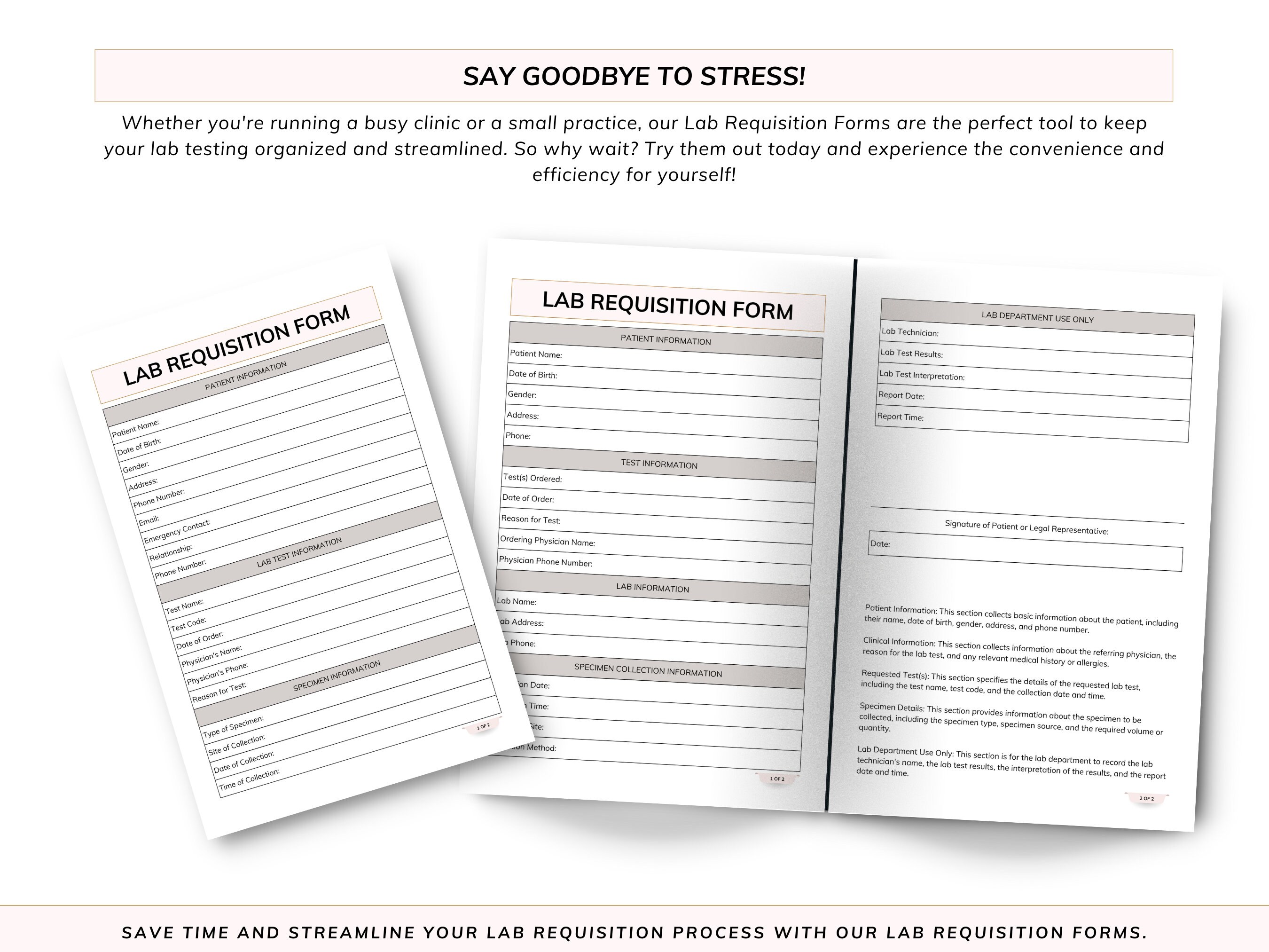 Lab Requisition Forms - 7 Editable Canva Templates and Printable PDF ...