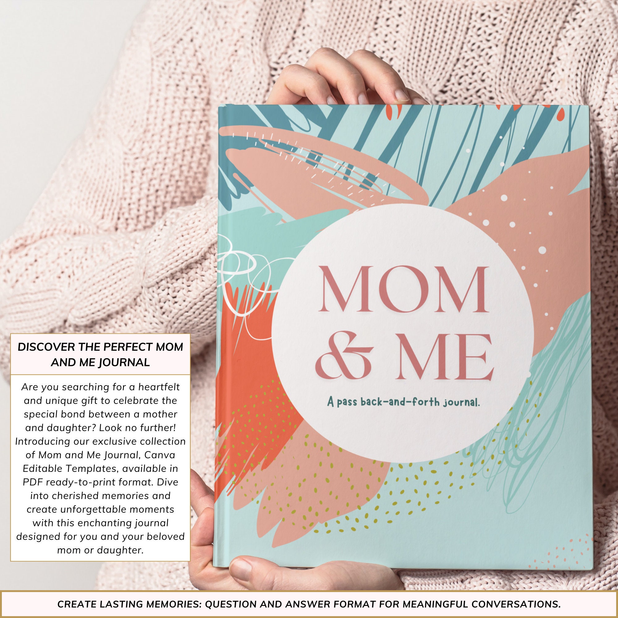 Mom and Me Journal - Mother Daughter Diary, A Heartfelt Gift for ...