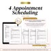 4 Printable Appointment Scheduling Forms, Editable Canva Template - Etsy