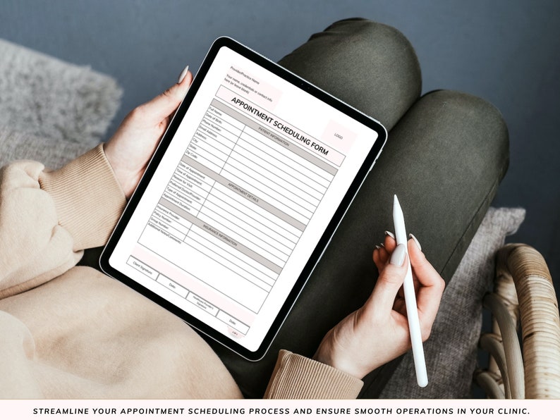 4 Printable Appointment Scheduling Forms, Editable Canva Template - Etsy