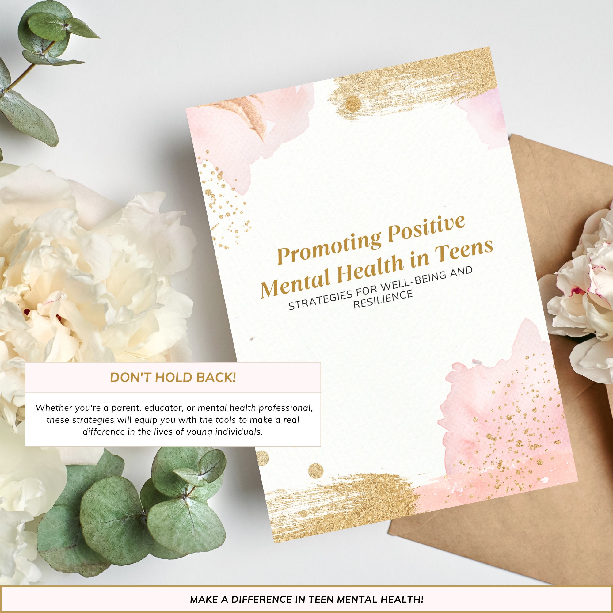 Teen Mental Health Workbook Build Resilience, Self-esteem & Emotional ...