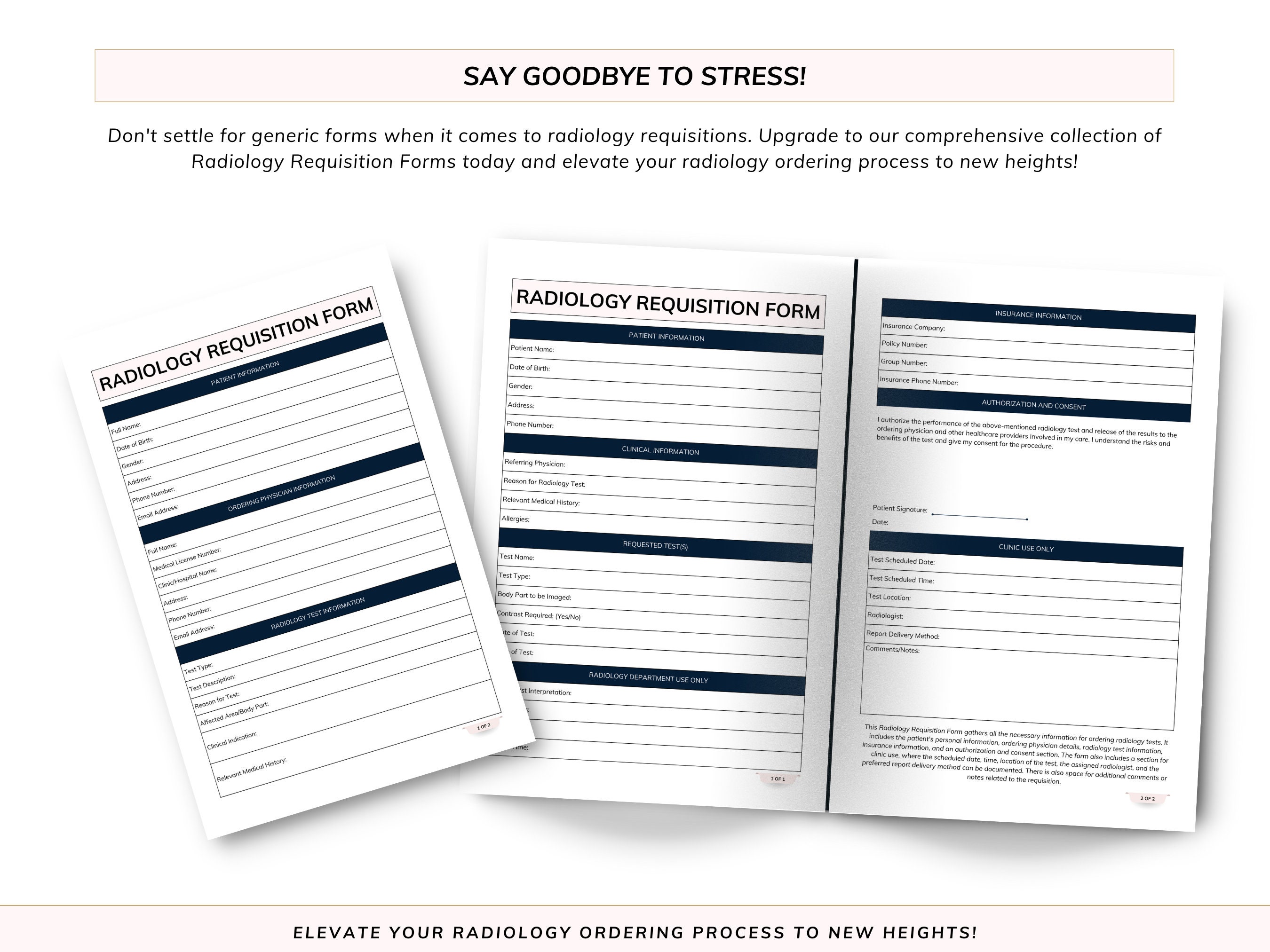 Radiology Requisition Forms 7 Editable Canva Templates and - Etsy México