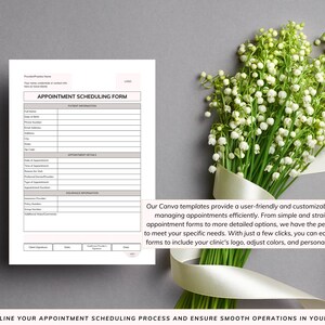 4 Printable Appointment Scheduling Forms, Editable Canva Template - Etsy