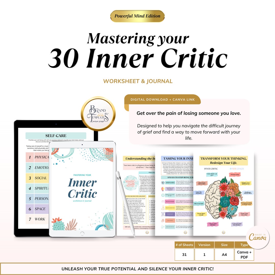 Mastering Your Inner Critic: Unleash Your True Potential and Silence Your Inner Critic, A ...