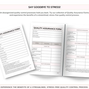 6 Quality Assurance Forms Templates - Track and Manage Your Process ...