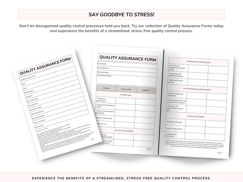 6 Quality Assurance Forms Templates - Track and Manage Your Process ...