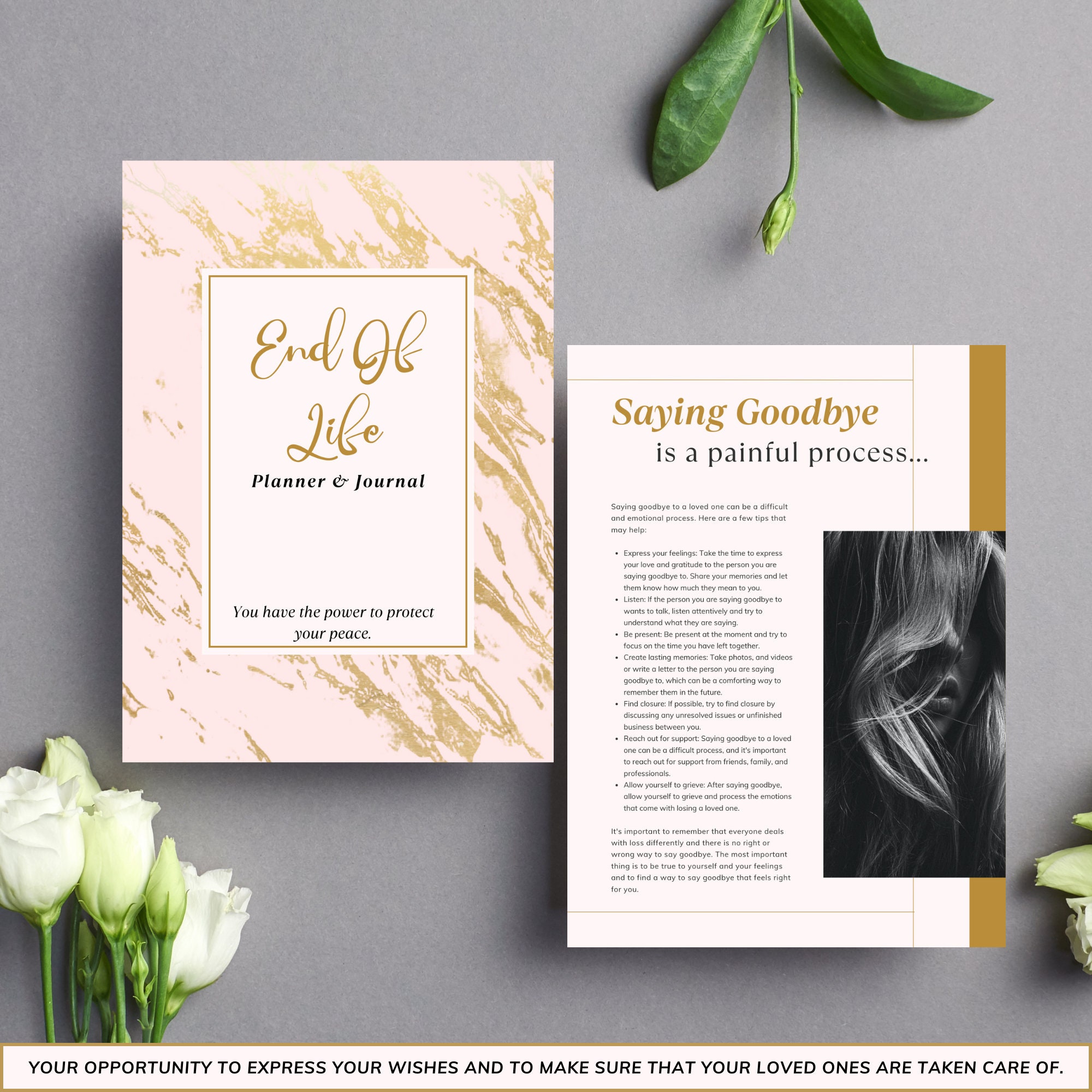 End-of-life Planning Workbook: Canva Editable Template, Checklist and ...