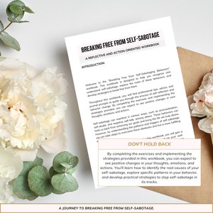 Breaking Free From Self-sabotage Worksheets: 14 Templates and Printable ...