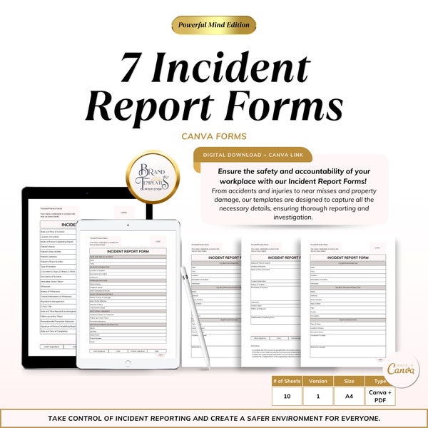 Incident Report Form - Etsy