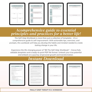 The Self-help Workbook: 80-page Workbook for Personal Growth, Self ...