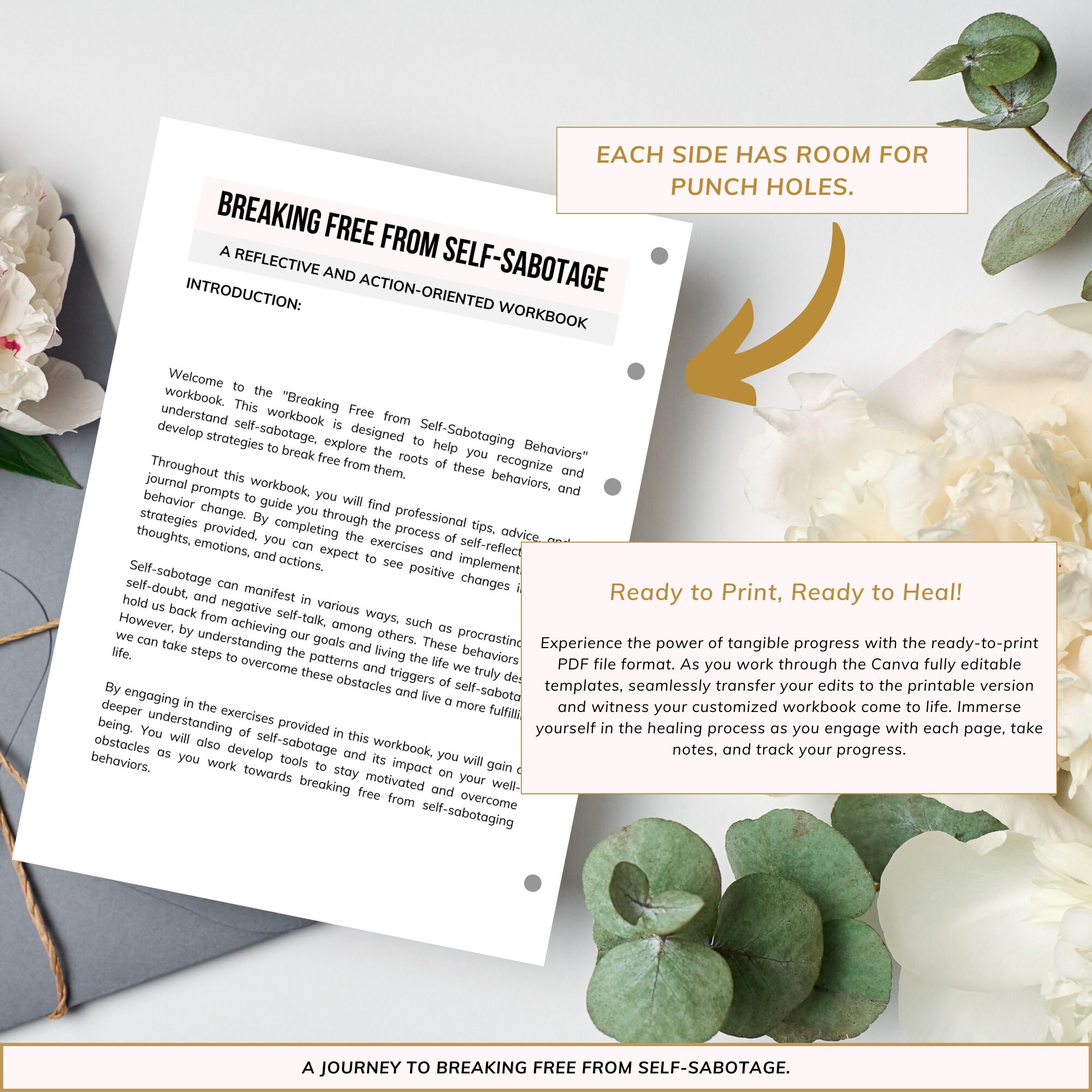 Breaking Free From Self-sabotage Worksheets: 14 Templates and Printable ...