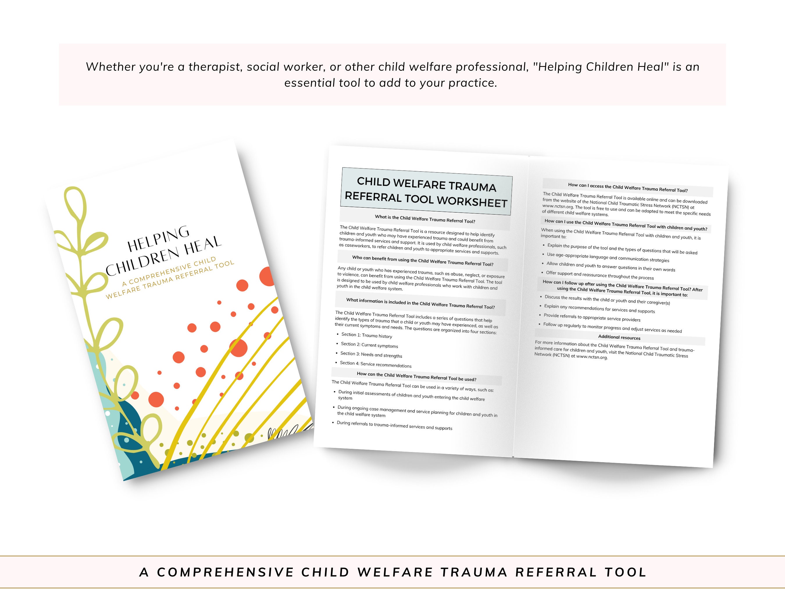 Helping Children Heal: A Comprehensive Child Welfare Trauma - Etsy