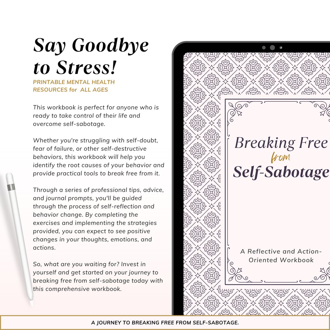 Breaking Free From Self-sabotage Worksheets: 14 Templates and Printable ...