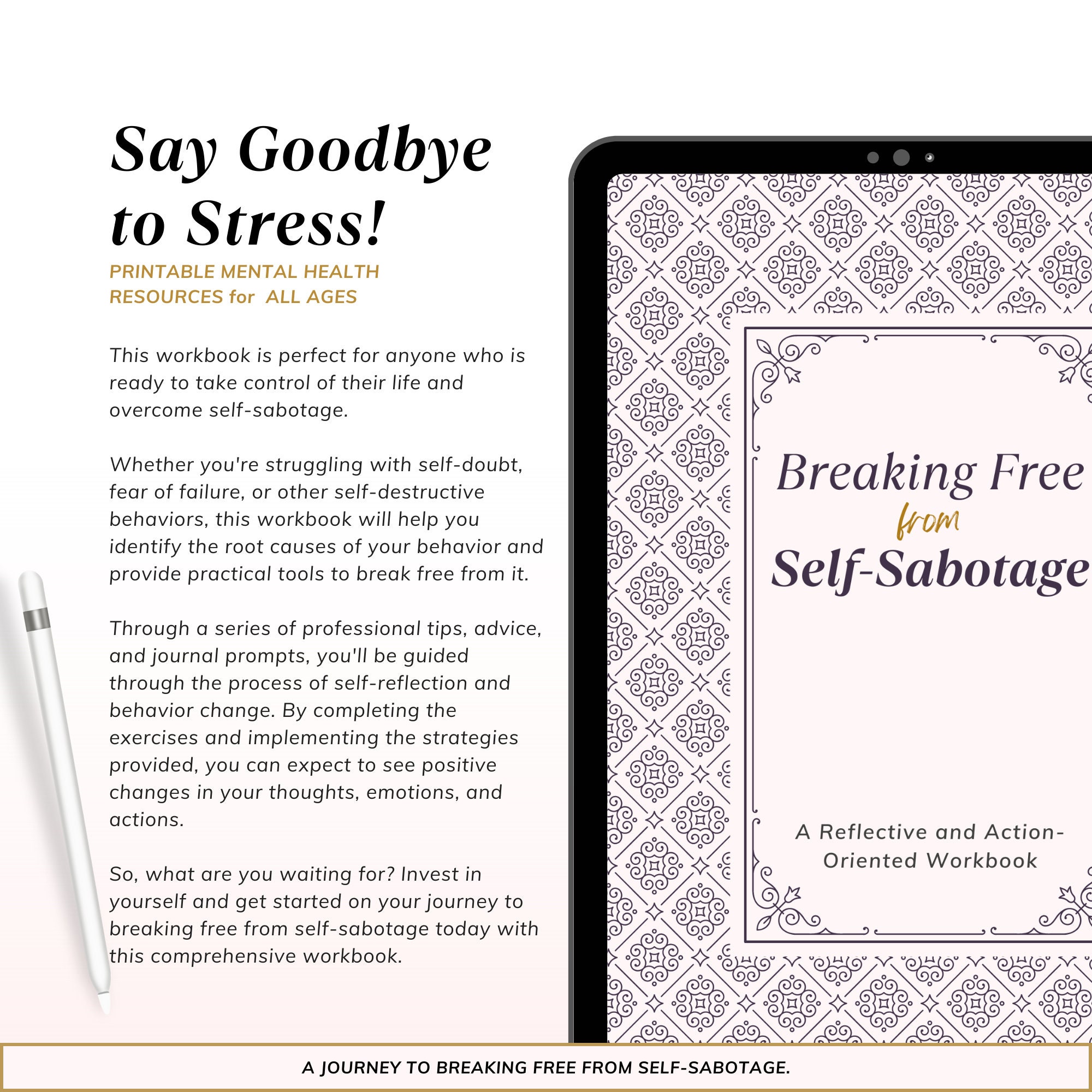 Breaking Free From Self-sabotage Worksheets: 14 Templates and Printable ...