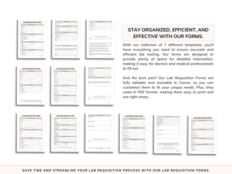 Lab Requisition Forms - 7 Editable Canva Templates and Printable PDF ...