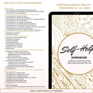 The Self-help Workbook: 80-page Workbook for Personal Growth, Self ...