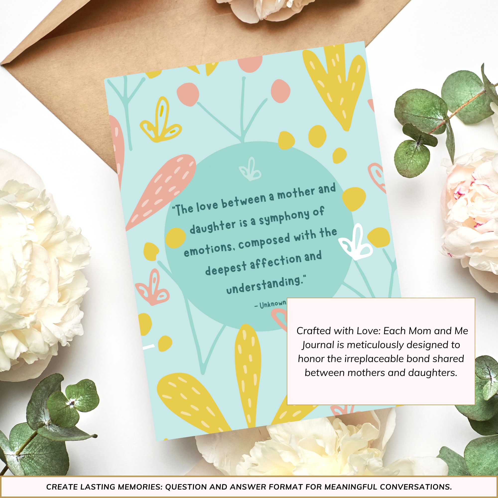 Mom and Me Journal - Mother Daughter Diary, A Heartfelt Gift for ...