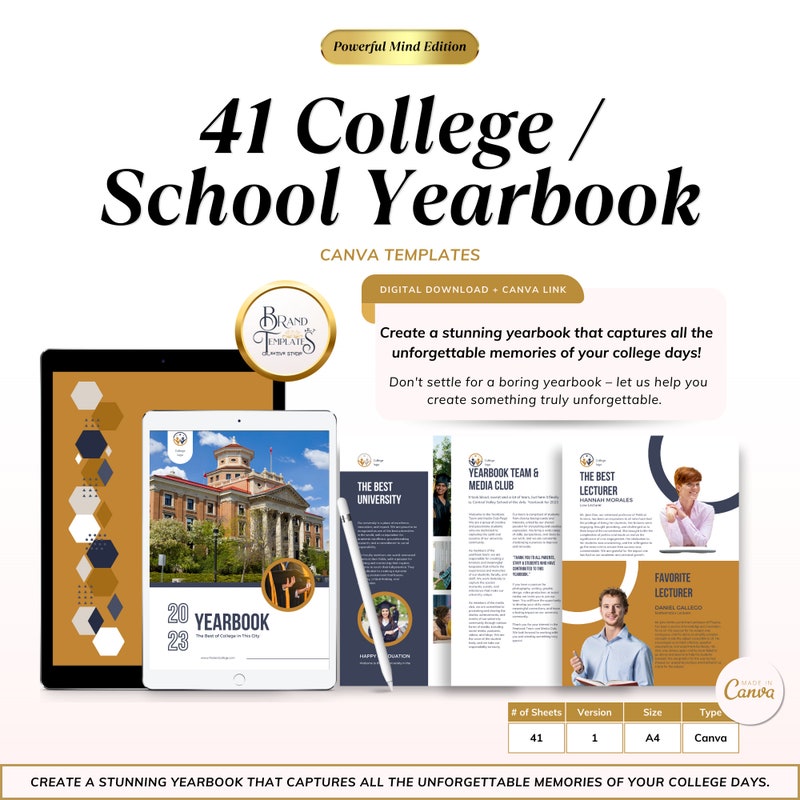 Yearbook Cover - Etsy