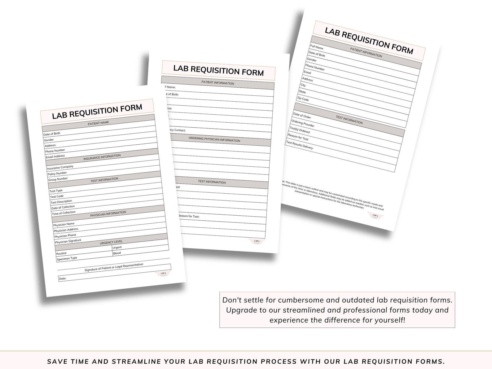 Lab Requisition Forms - 7 Editable Canva Templates and Printable PDF ...