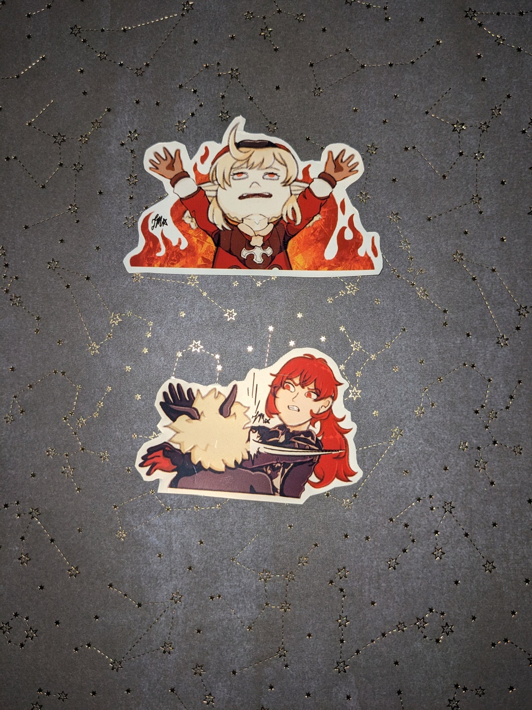 Genshin Impact Stickers: Questionable Knights - Etsy