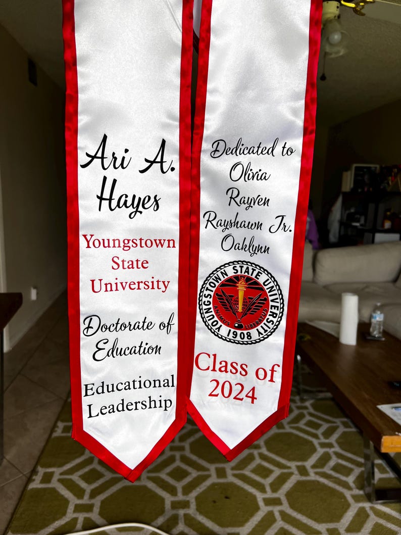 Pre-design Graduation Stole - Etsy