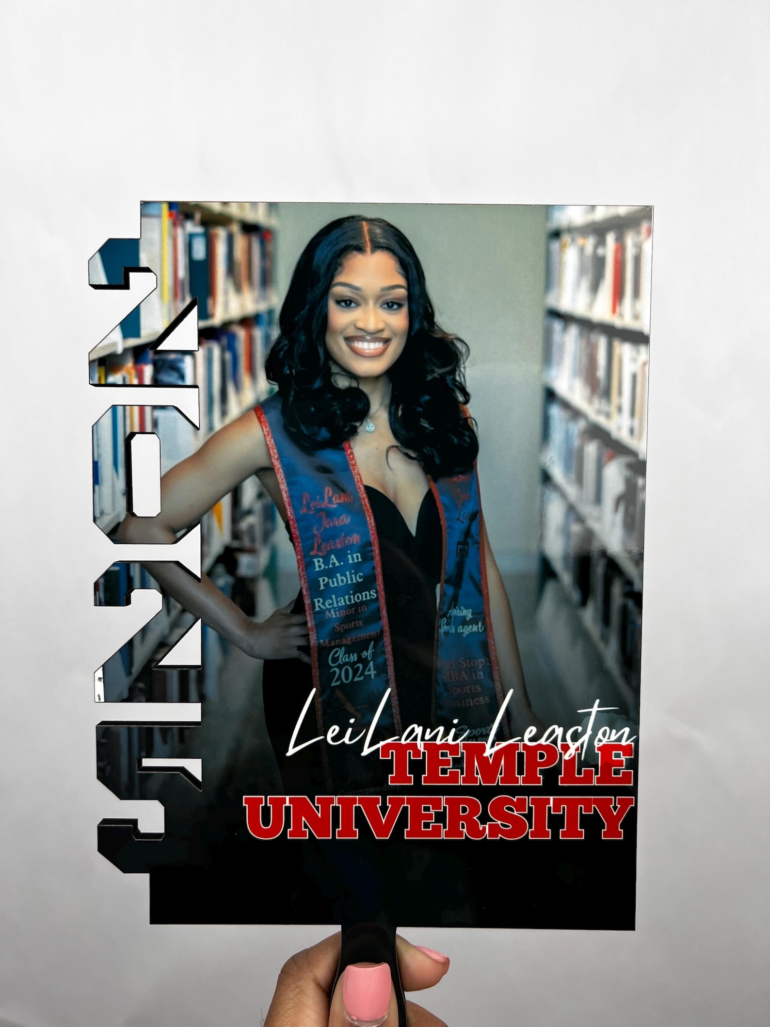 Graduation Hand Fans, Gradfans, Custom Face Fans With Handles, Custom ...