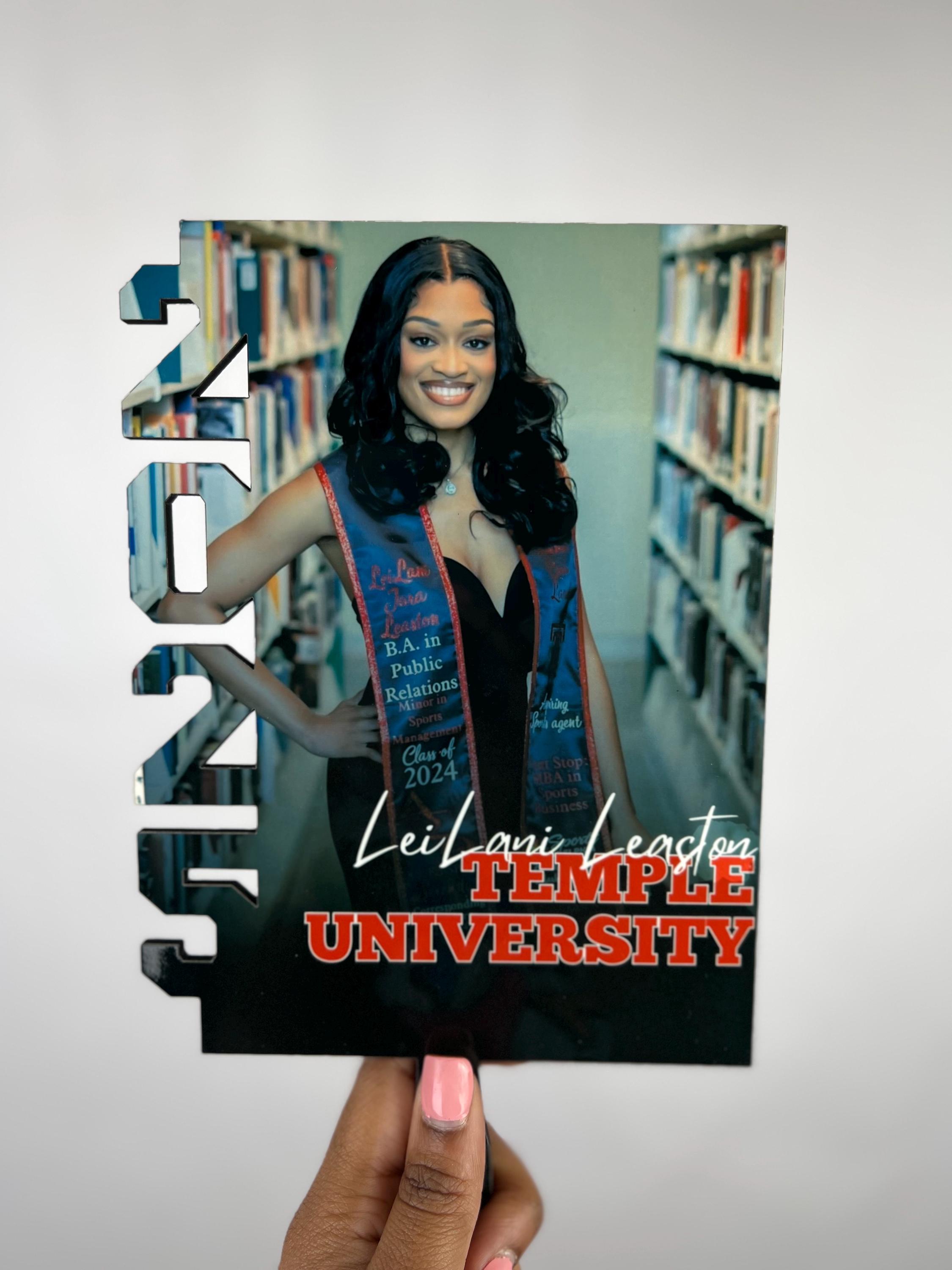 Graduation Hand Fans, Gradfans, Custom Face Fans With Handles, Custom ...