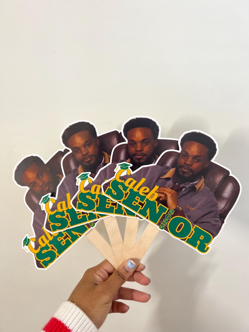 Personalized Graduation Fans | Class of 2026 | Custom Head Cutouts With ...