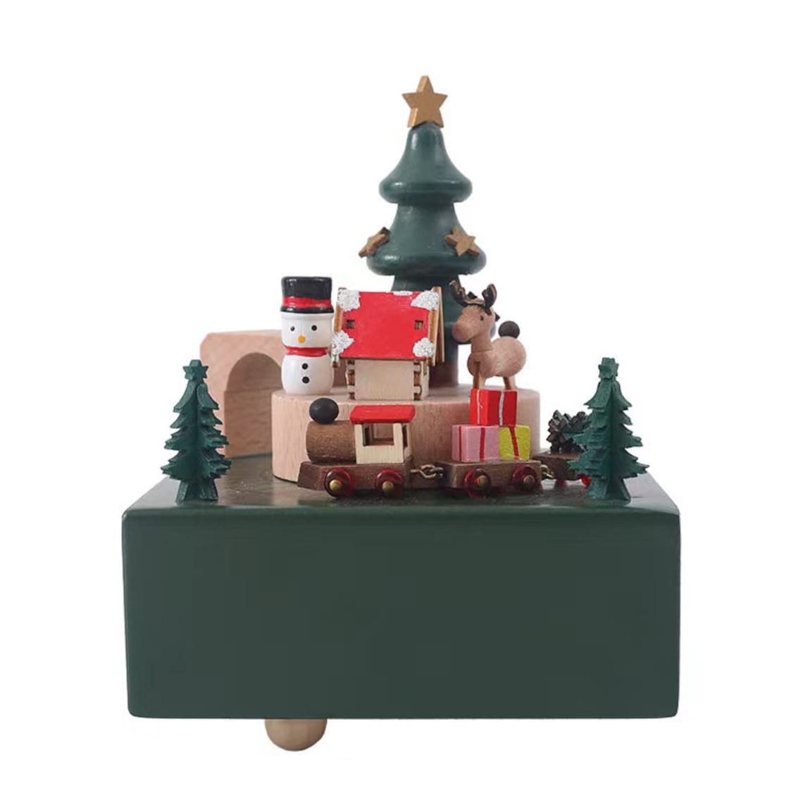 Creative Gift Birthday Present Music Box Christmas Gift Christmas Train ...