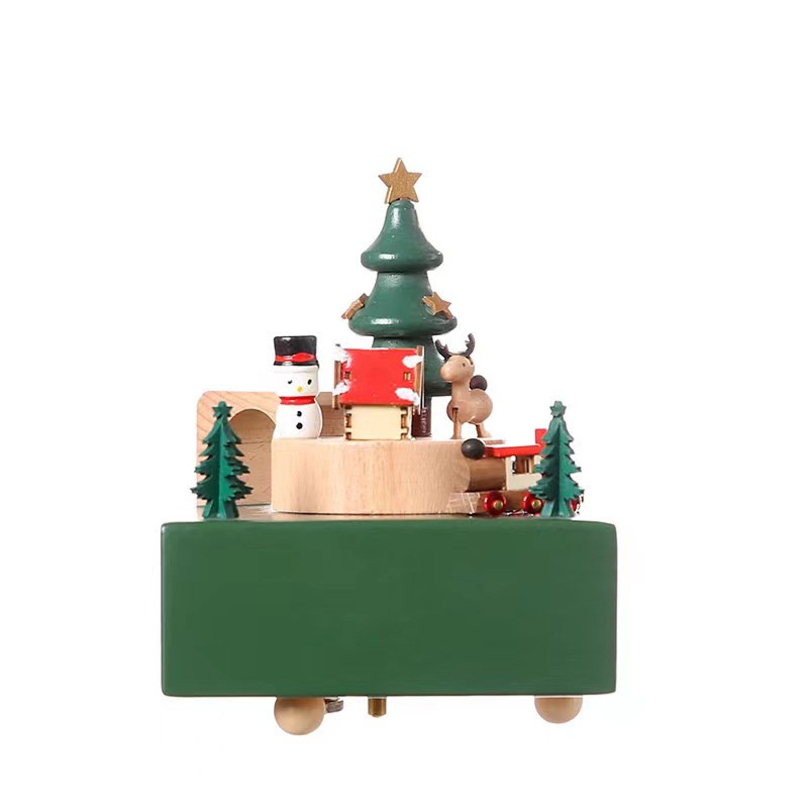 Creative Gift Birthday Present Music Box Christmas Gift Christmas Train ...