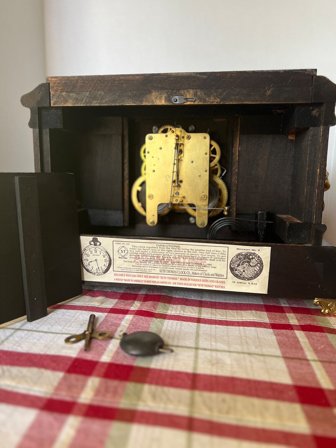 Restored Seth Thomas Mantle Clock Clay Model. - Etsy