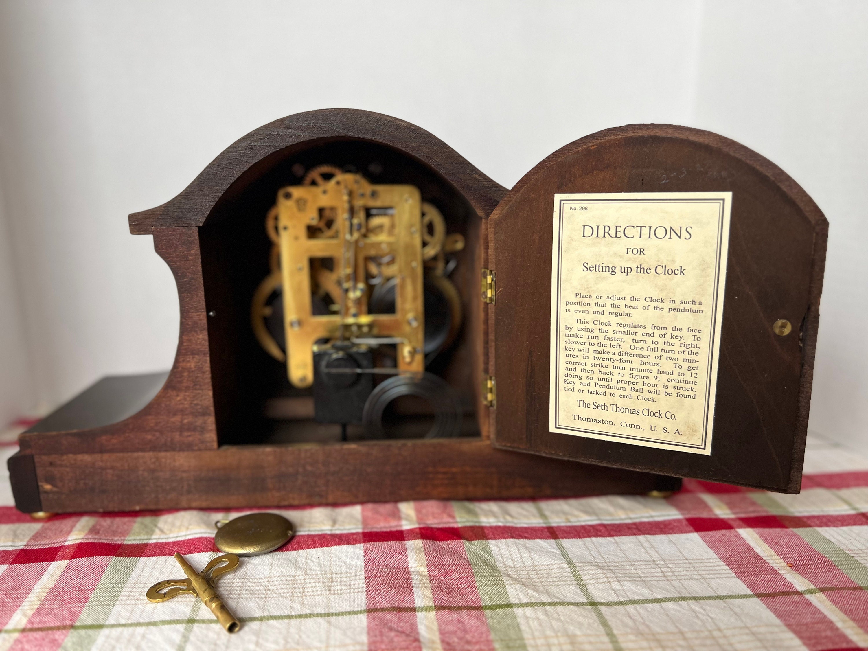 Restored Antique Seth Thomas Clock - Etsy