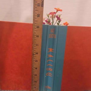 Flower Vase Book With Flowers - Unique Gift - Malibu by Pat Booth - Etsy