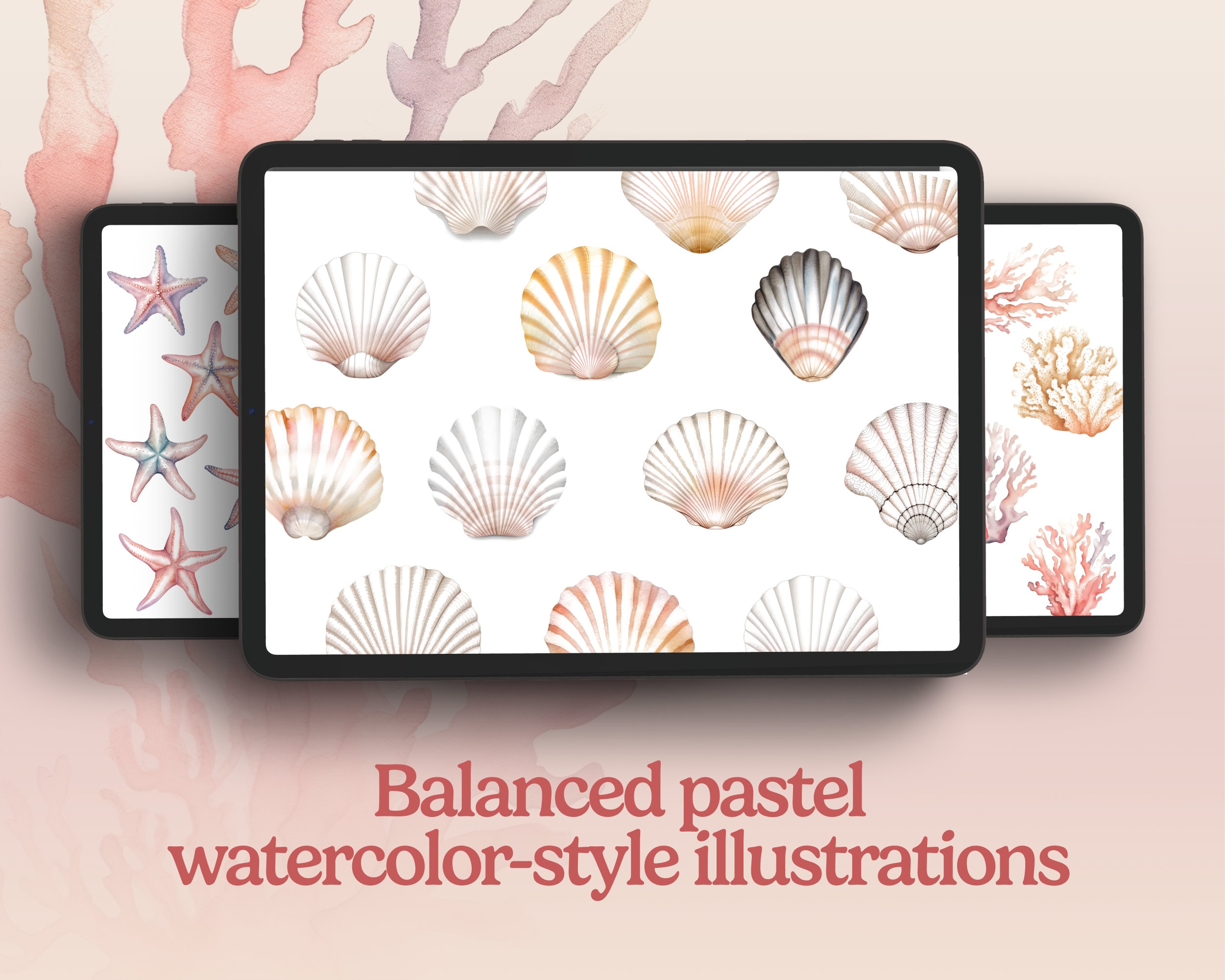 Artsy Ocean Life Sticker Pack for Digital Planning | for Goodnotes ...