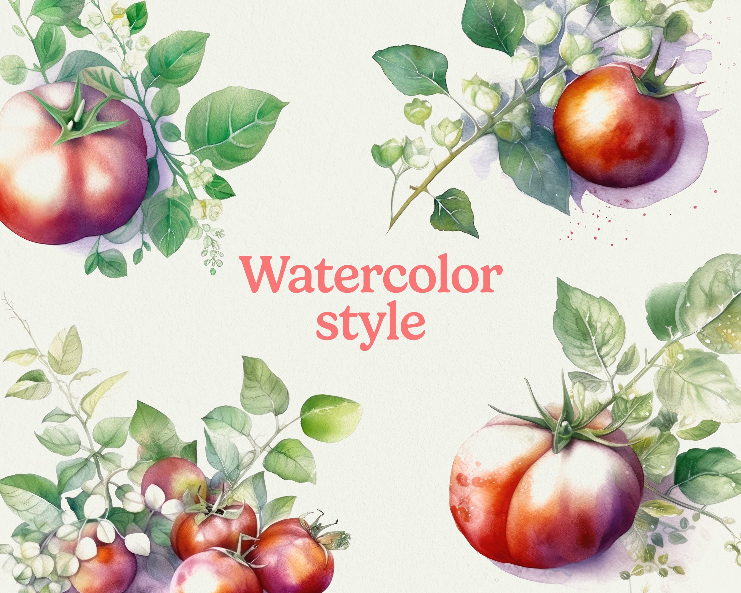 Digital Stickers | Garden Vegetables Artsy Cottagecore Sticker Pack for ...