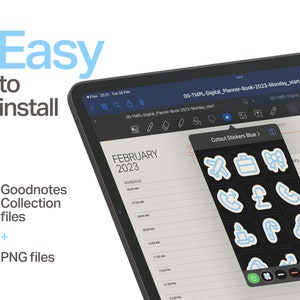 Colorful Digital Stickers for Goodnotes, iPad Stickers, Digital Sticker ...