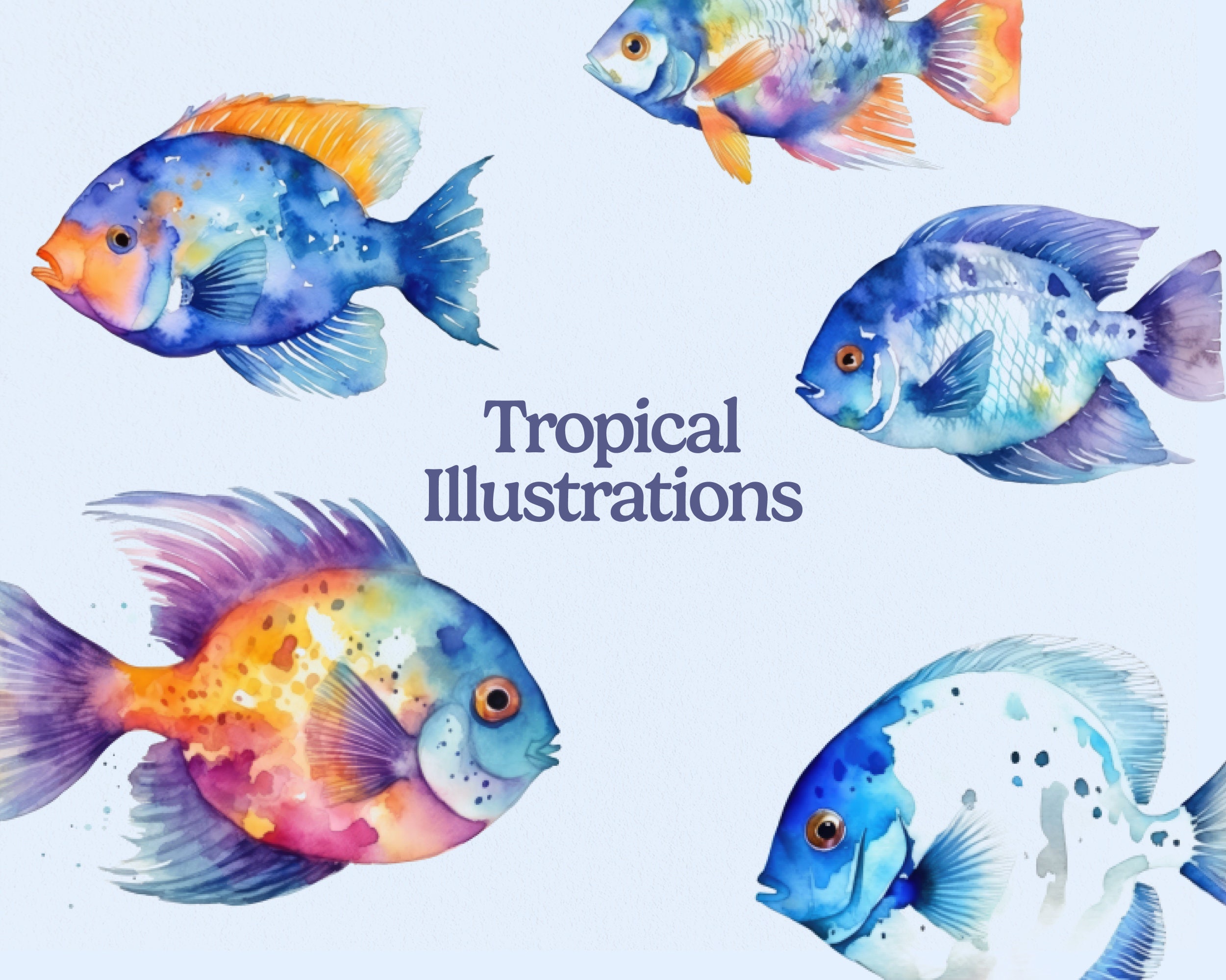 Artsy Ocean Life Sticker Pack for Digital Planning for - Etsy