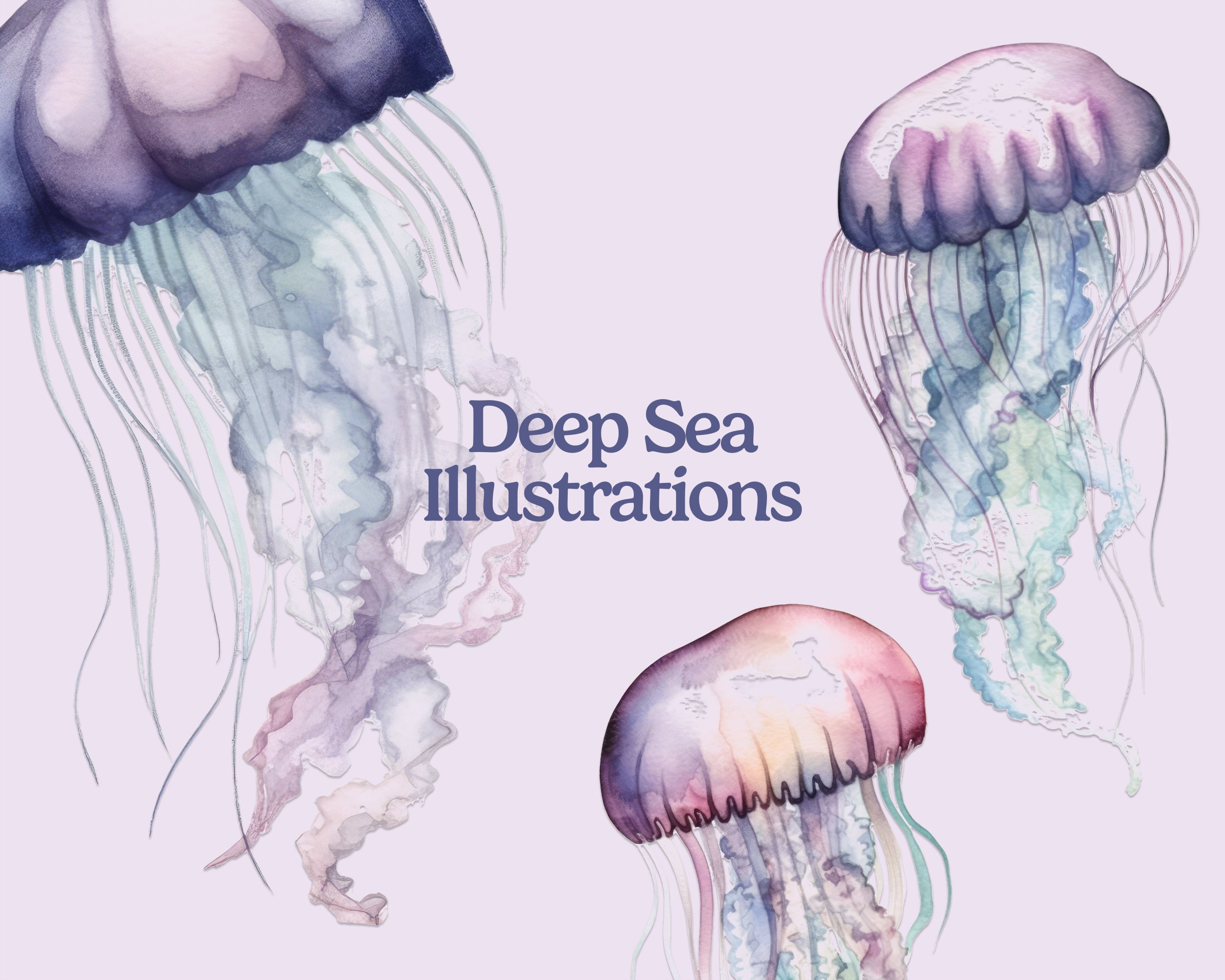 Artsy Ocean Life Sticker Pack for Digital Planning | for Goodnotes ...